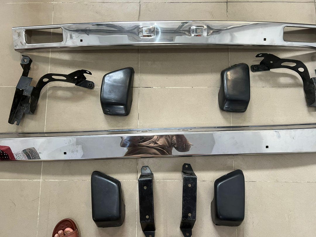 Toyota Corolla 1980-81 BUMPER COMPLETE SET - KE70,TE70 / TE71,AE70 ...