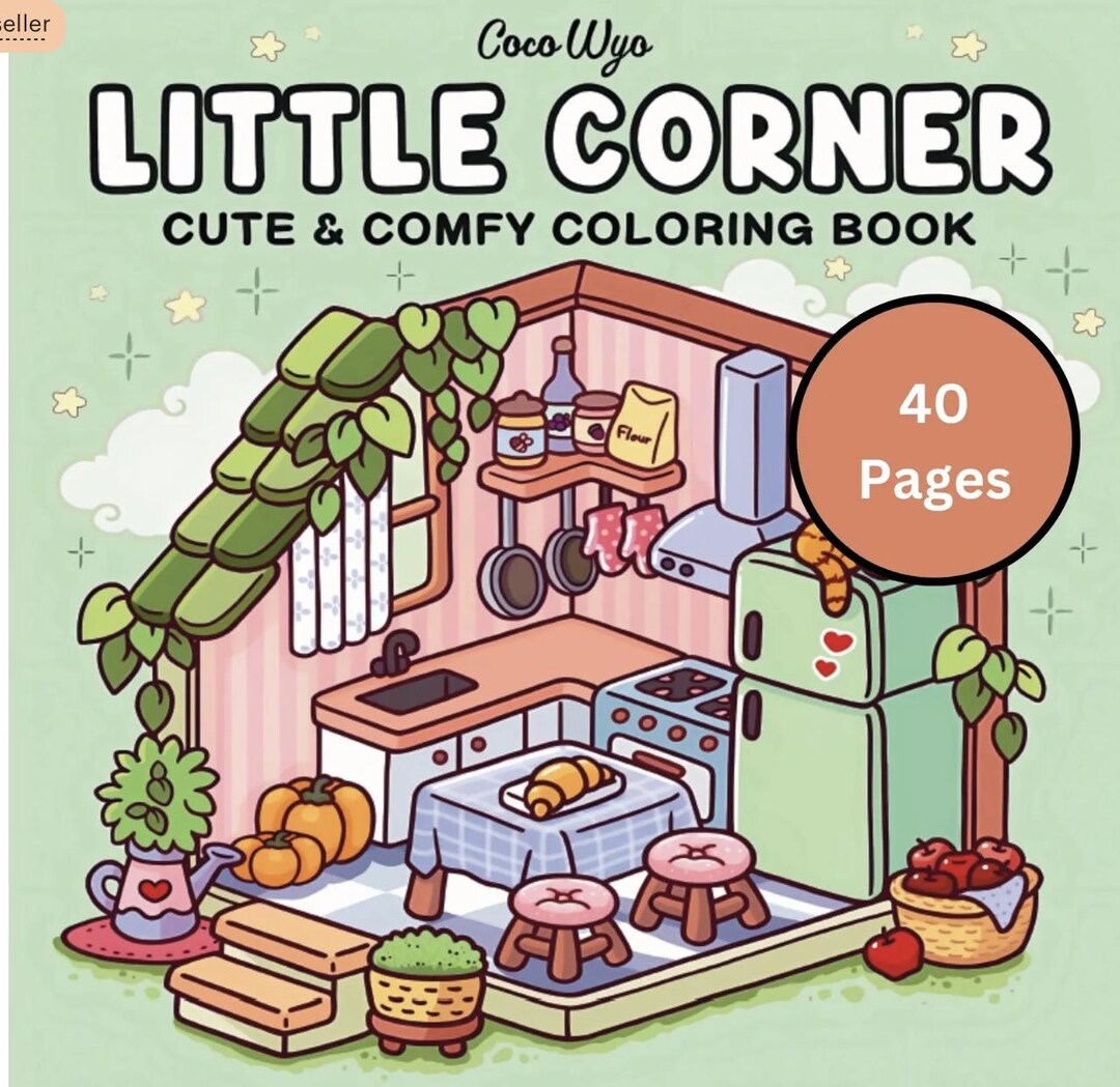 Cocowyo, Little Corner Digital Colouring Pages - Etsy