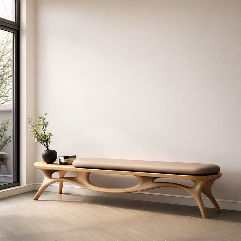 Mcm Entryway Bench - Etsy