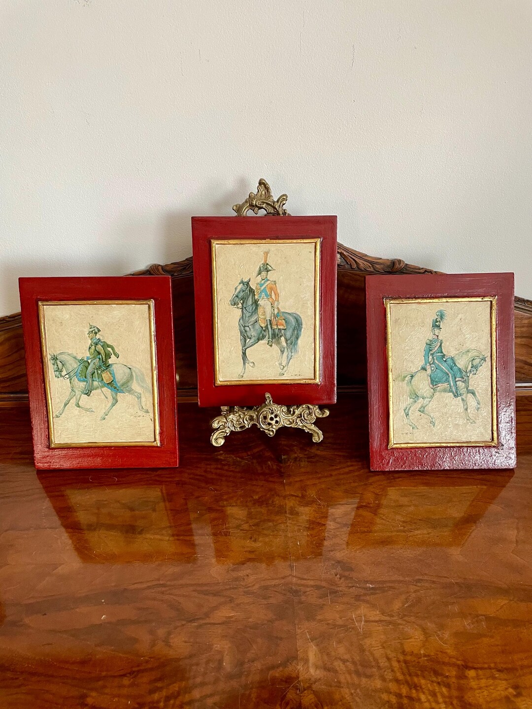 20% OFF Anniversary Sale! - Set of 3 Vintage Napoleonic Cavalry Prints ...