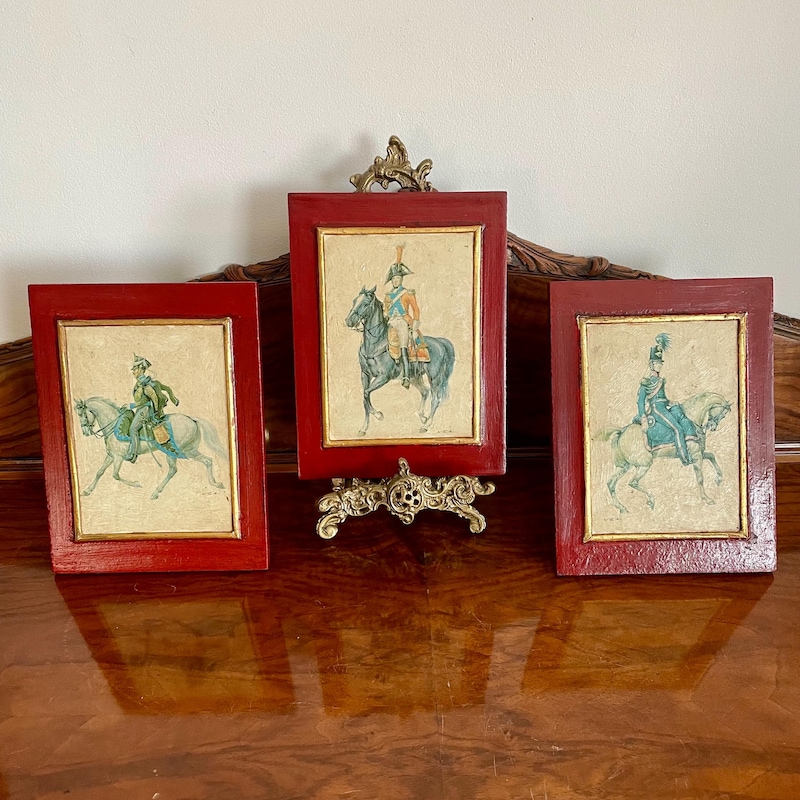 Military Red Wood Plaque - Etsy UK