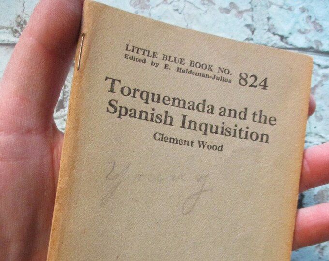 Torquemada and the Spanish Inquisition by Clement Wood - Etsy