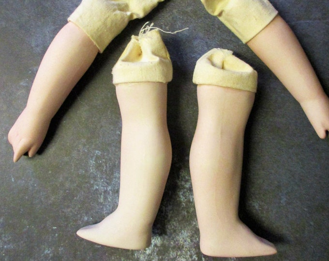 DOLL LIMBS - Vintage Pair of Legs and Arms Porcelain Glass - Etsy