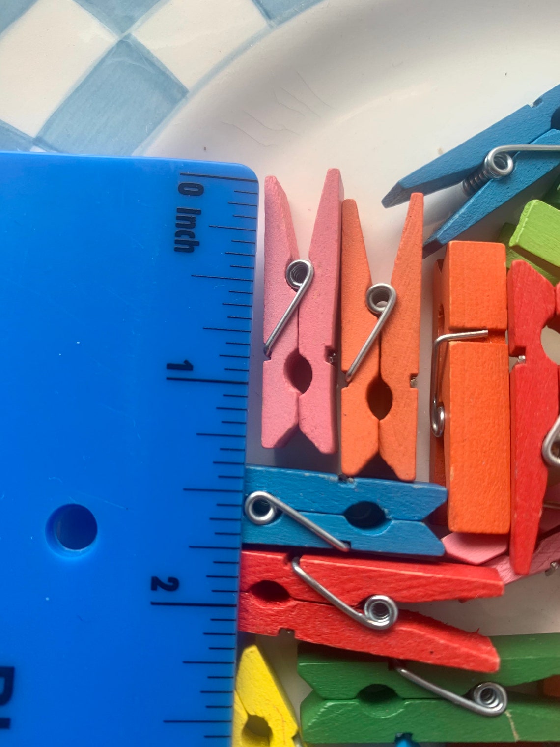 100 Mini Wooden Clothespins Clothes Pin 1 1/2 - Etsy