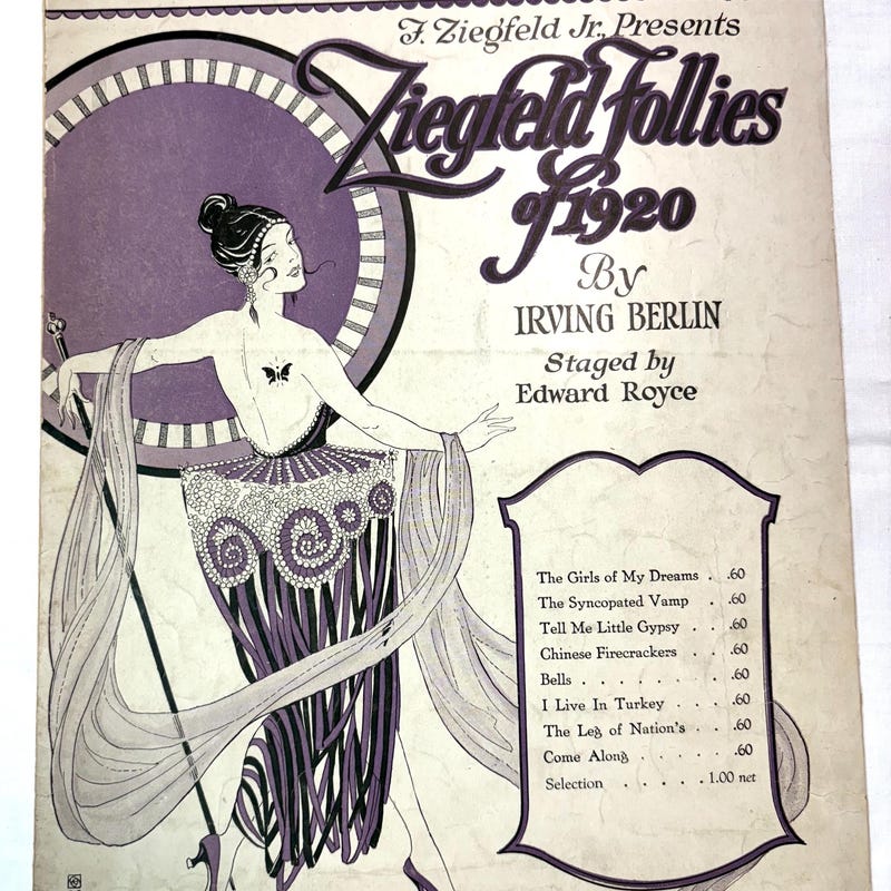 Ziegfeld Follies - Etsy