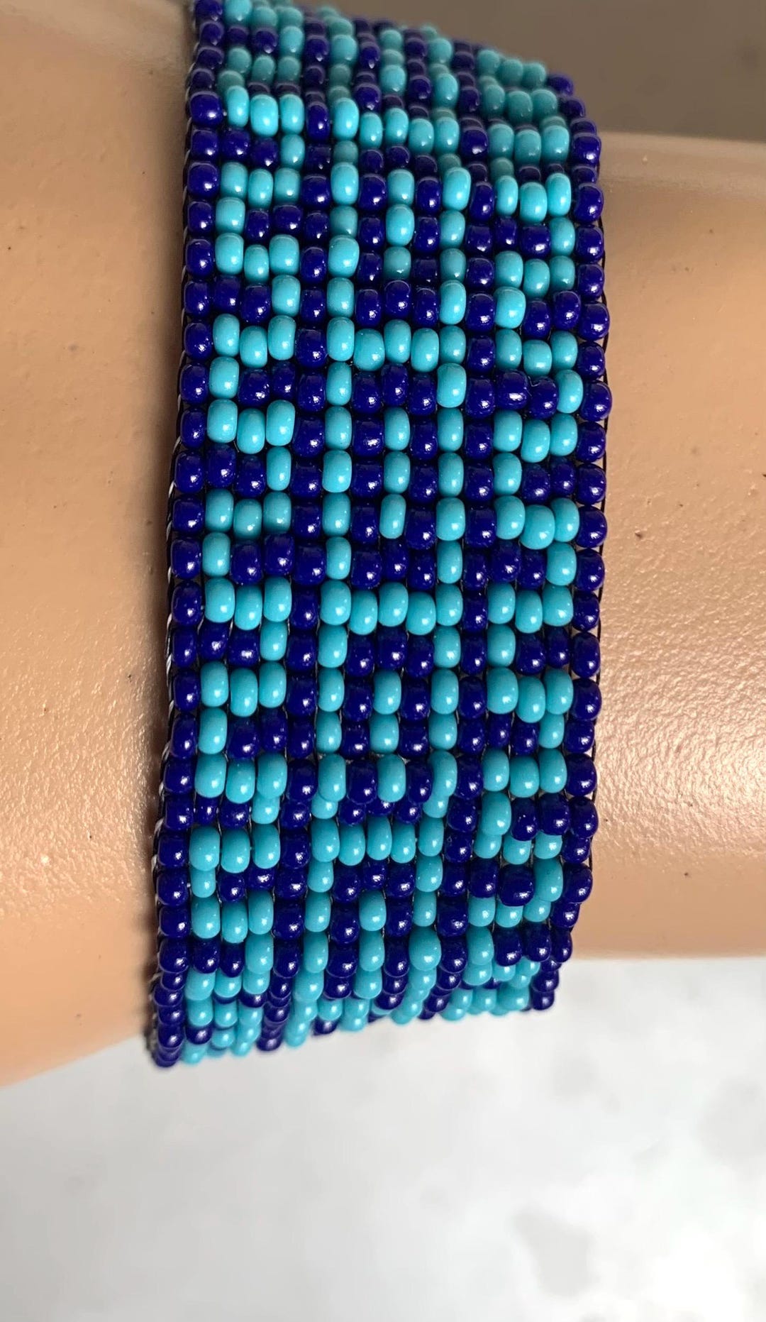 Beaded Loom Bracelet Vintage 1990s Deadstock - 8 1/4 Inch - Etsy