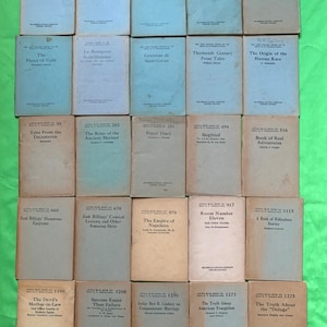 Bulk Lot of 25 (little Blue Books) Miniature 1920s- 40s Antique ...