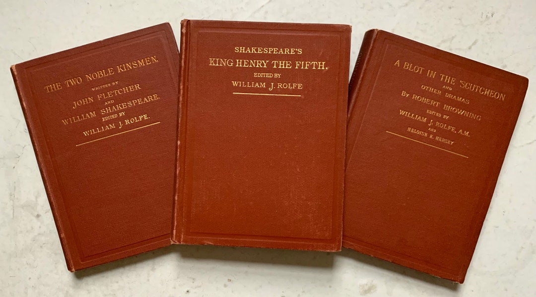 3 Antique Books William J Rolfe - American Book Company 1887 Antique ...