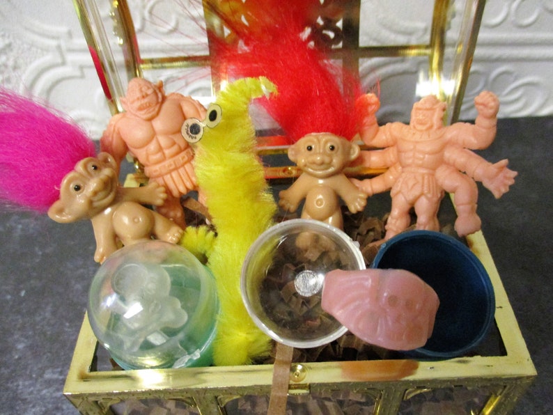 Retro Toys Gift Chest - Vintage Muscle Men, Trolls - Etsy