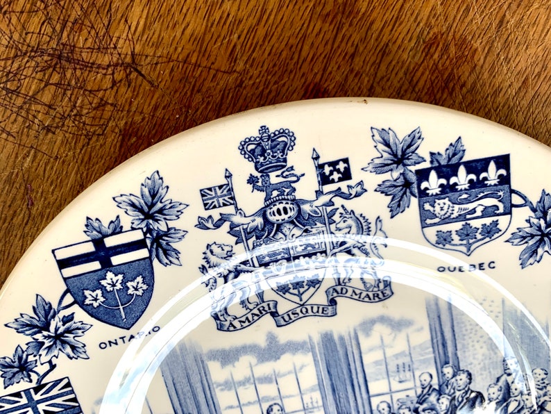 Set of 2 Canada Centennial 1867-1967 Plates - Etsy