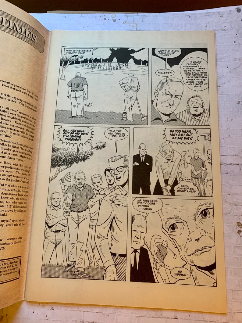 Ty Cobb Baseball Legends Vintage Comic Book Revolutionary - Etsy