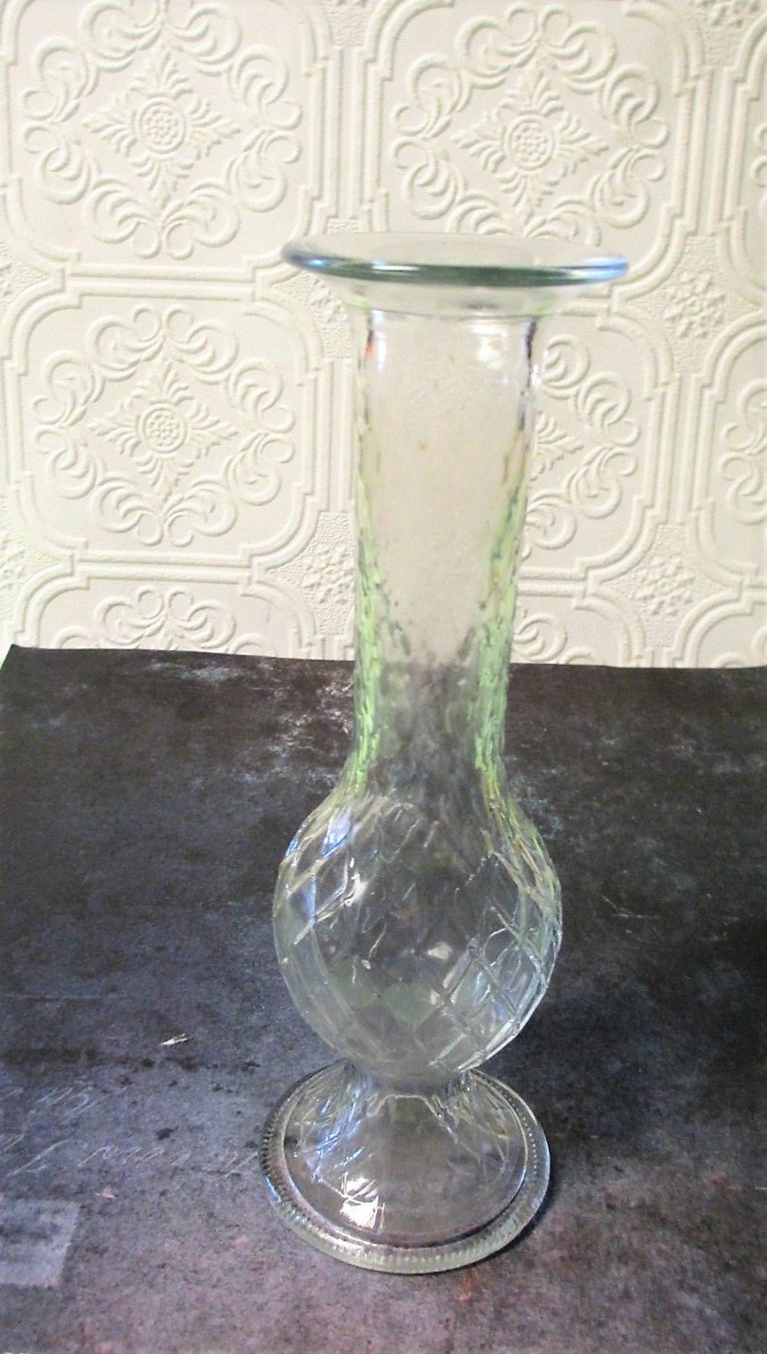 E.O. Brody Co USA Depression Era Pressed Clear Glass Taper Bud - Etsy
