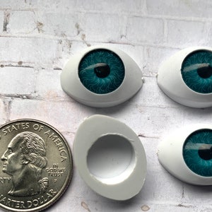 20 Doll Eyes Eyeball Iris Cabochons Acrylic Eye Blue, 14x10.5x6mm - Etsy