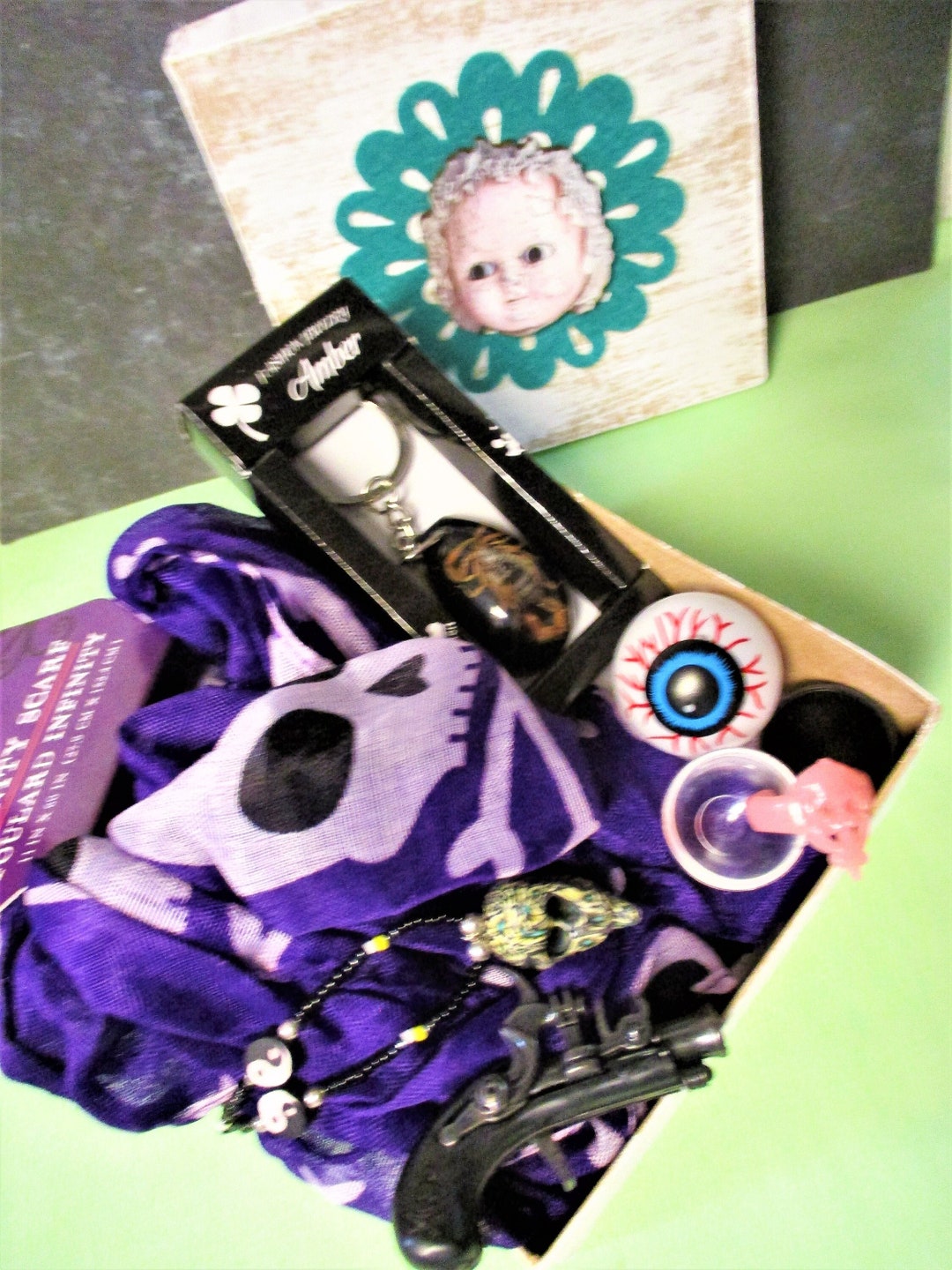 Handmade Creepy Doll Head Gift Box With Jewelry and More - Etsy