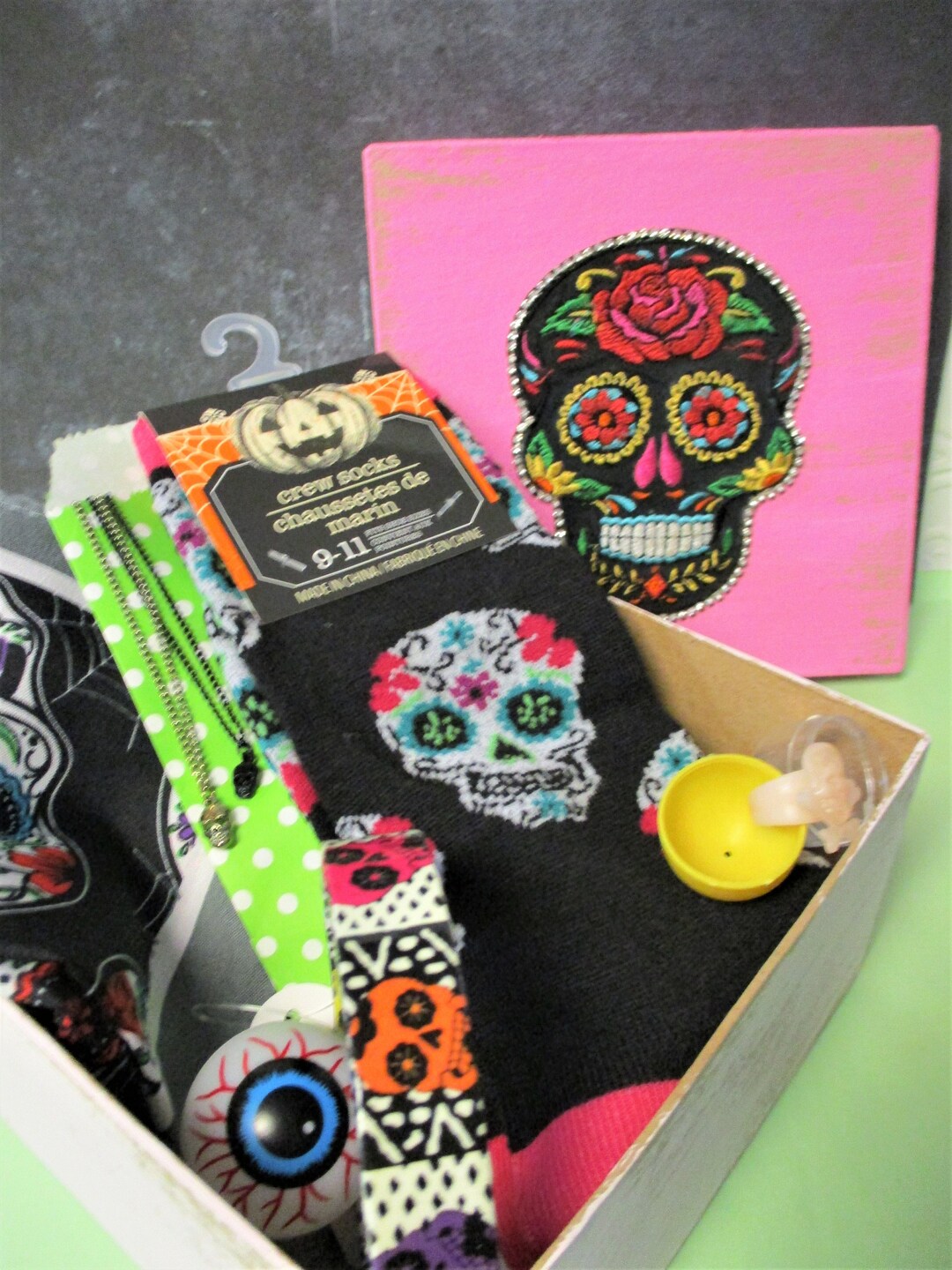 Day of the Dead Sugar Skull Gift Box Set - Etsy
