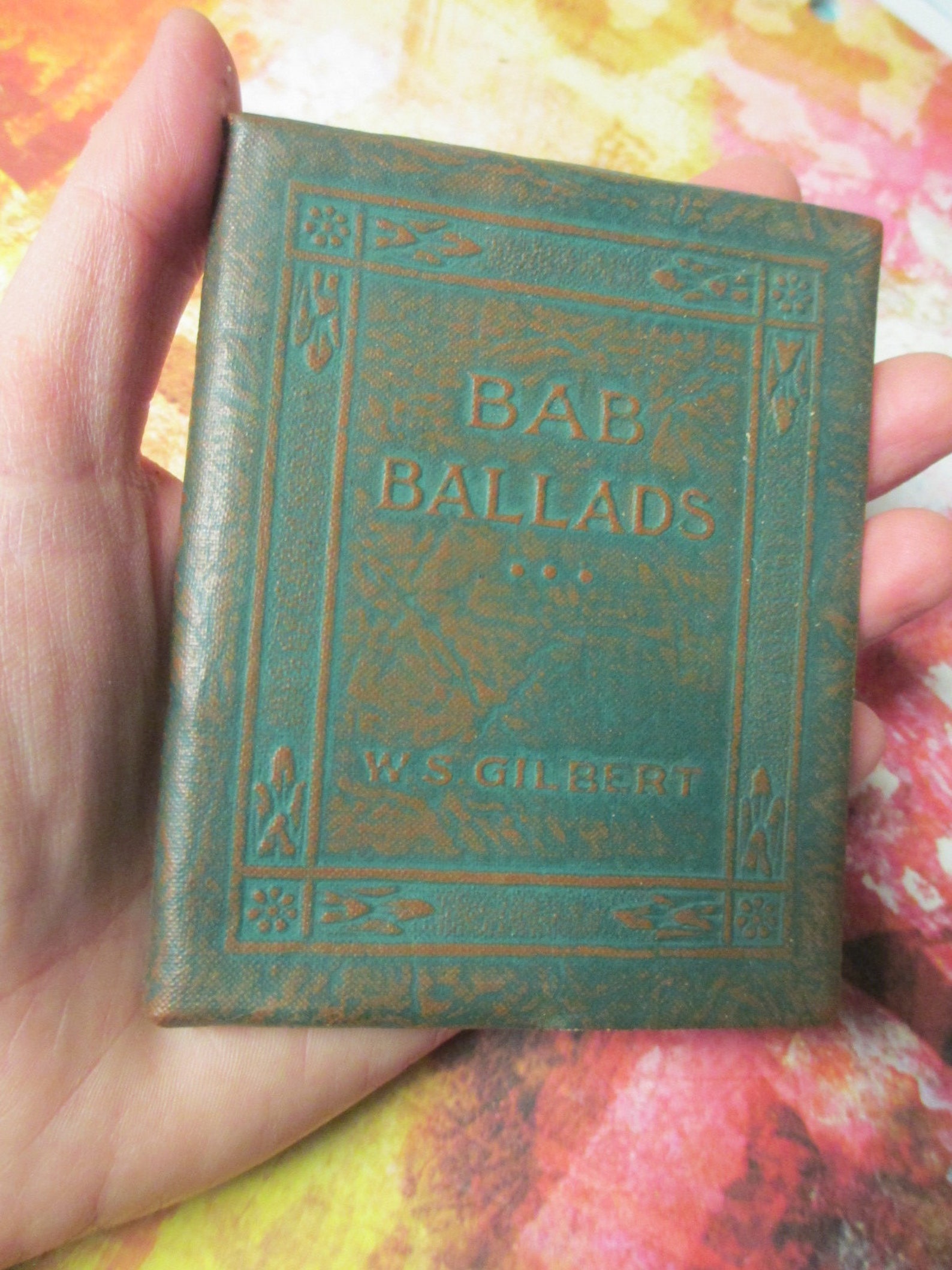 BAB BALLADS by B.S. Gilbert Miniature Book Little Leather | Etsy