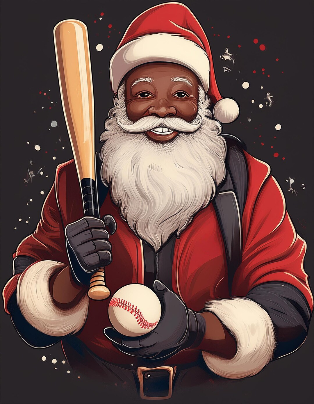 Santa is a Baller - Etsy