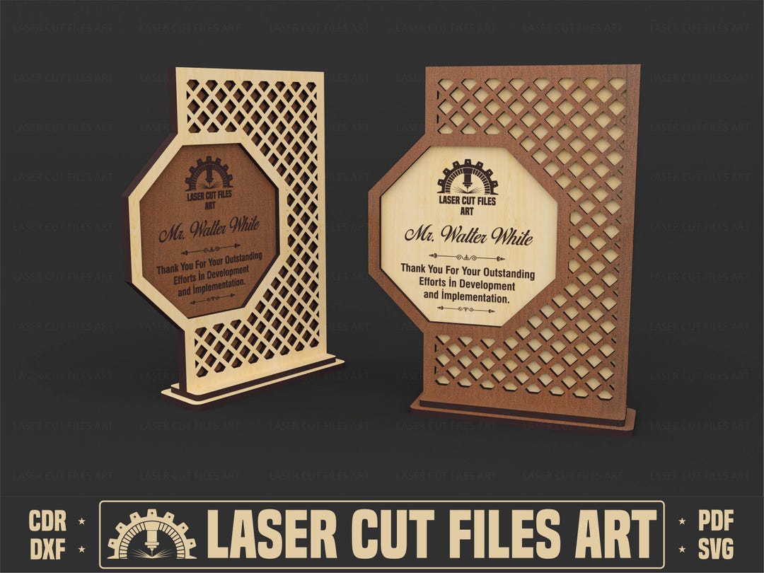 Award Trophy Laser Cutting Files, Laser Cutting Cdr, Dxf, Pdf, Svg ...