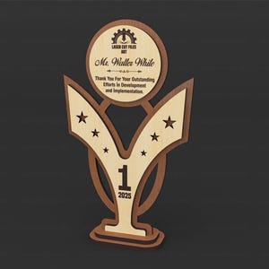 Award Trophy Laser Cutting Files, Laser Cutting Cdr, Dxf, Pdf, Svg ...