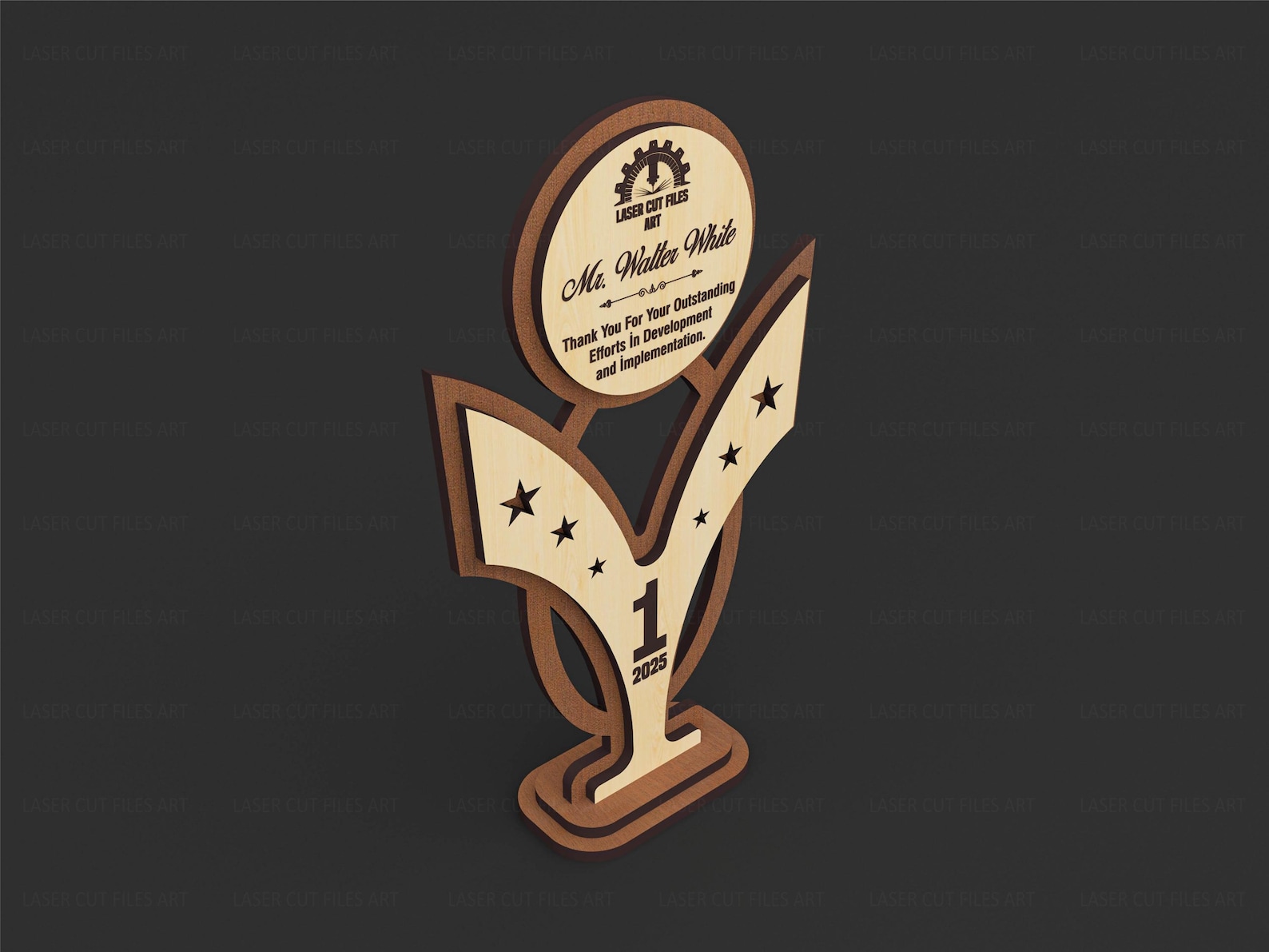 Award Trophy Laser Cutting Files, Laser Cutting Cdr, Dxf, Pdf, Svg ...
