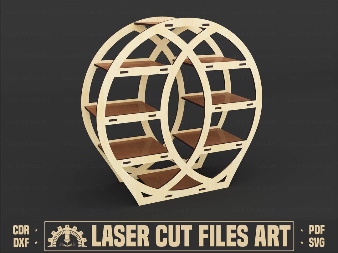 Decorative Display Stand Laser Cutting Files, Laser Cutting Cdr, Dxf ...