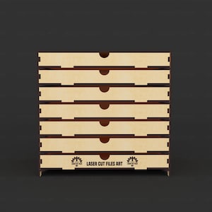 Drawer Storage Box Laser Cutting Files, Laser Cutting Cdr, Dxf, Pdf ...
