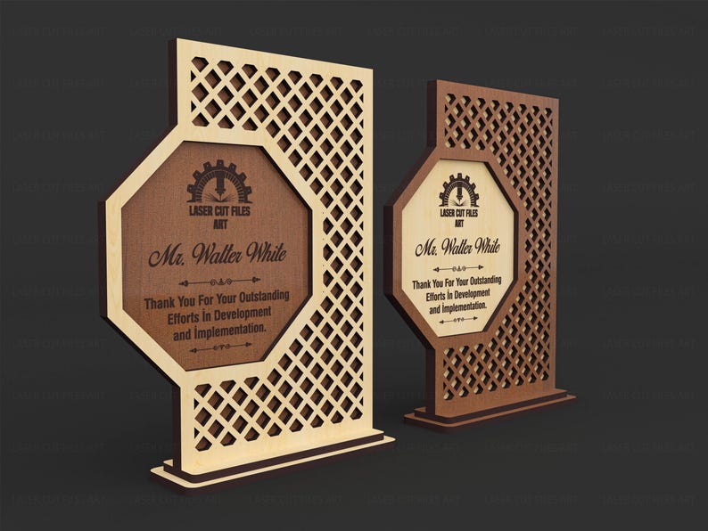 Award Trophy Laser Cutting Files, Laser Cutting Cdr, Dxf, Pdf, Svg ...