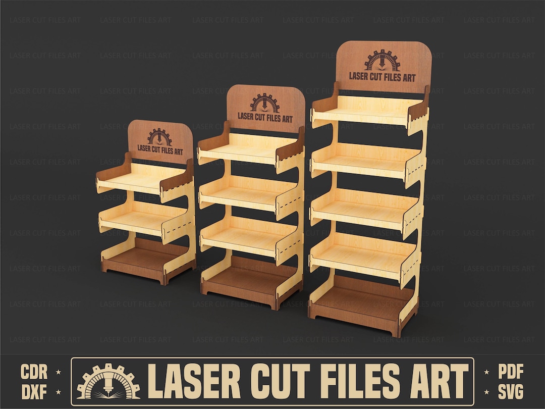 Multipurpose Display Stand Laser Cutting Files, Stand Laser Cutting Cdr ...