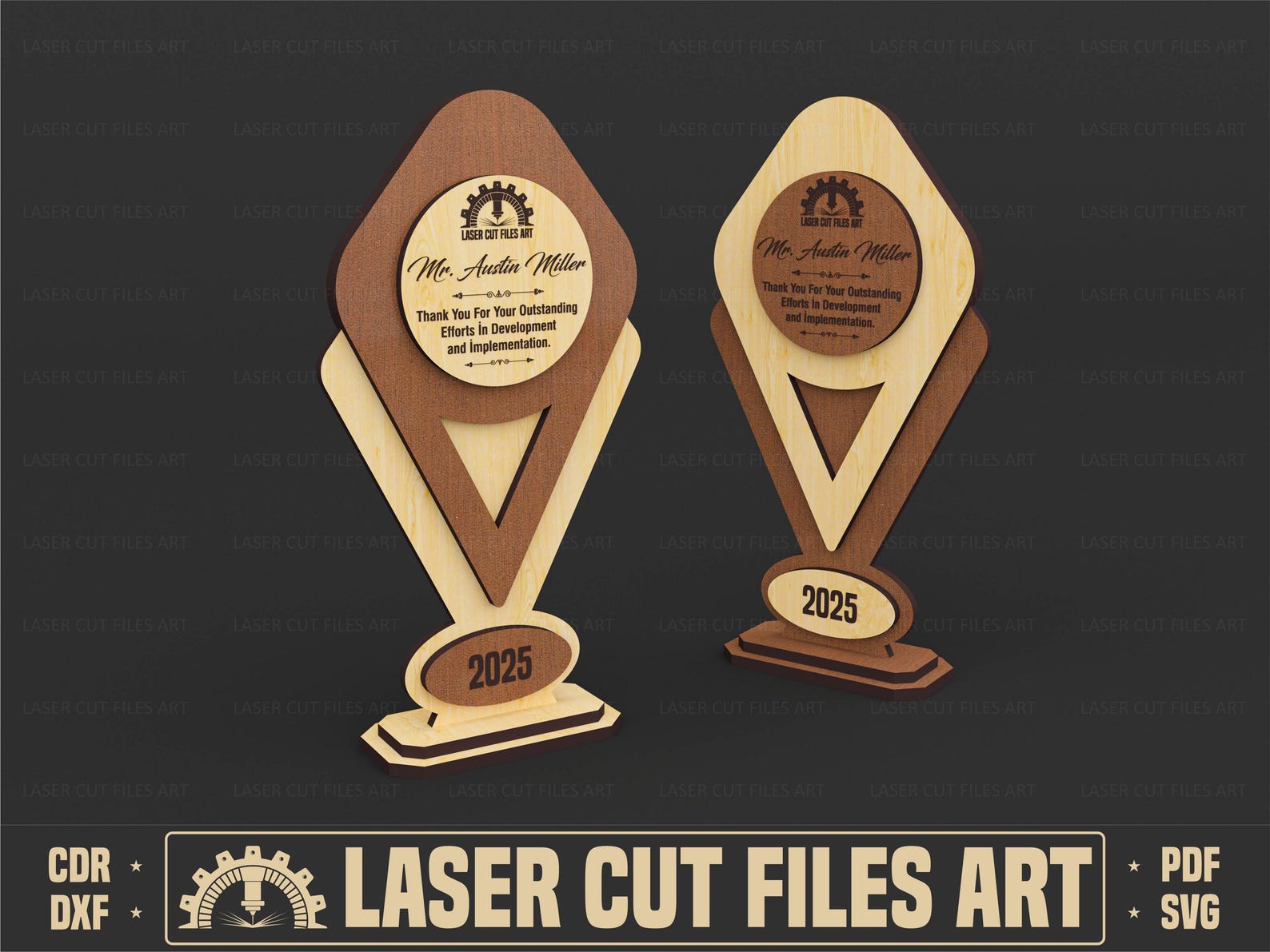 Award Trophy Laser Cutting Files, Laser Cutting Cdr, Dxf, Pdf, Svg ...
