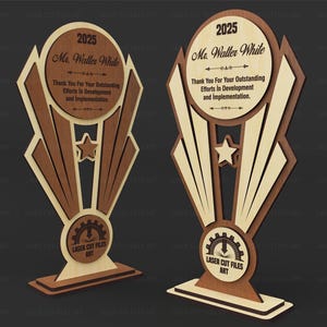 Award Trophy Laser Cutting Files, Laser Cutting Cdr, Dxf, Pdf, Svg ...