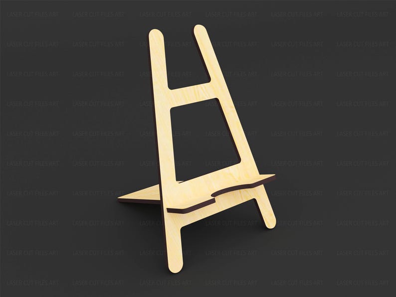 5 Different Easel Stand Laser Cutting Files, Stand Laser Cutting Cdr ...