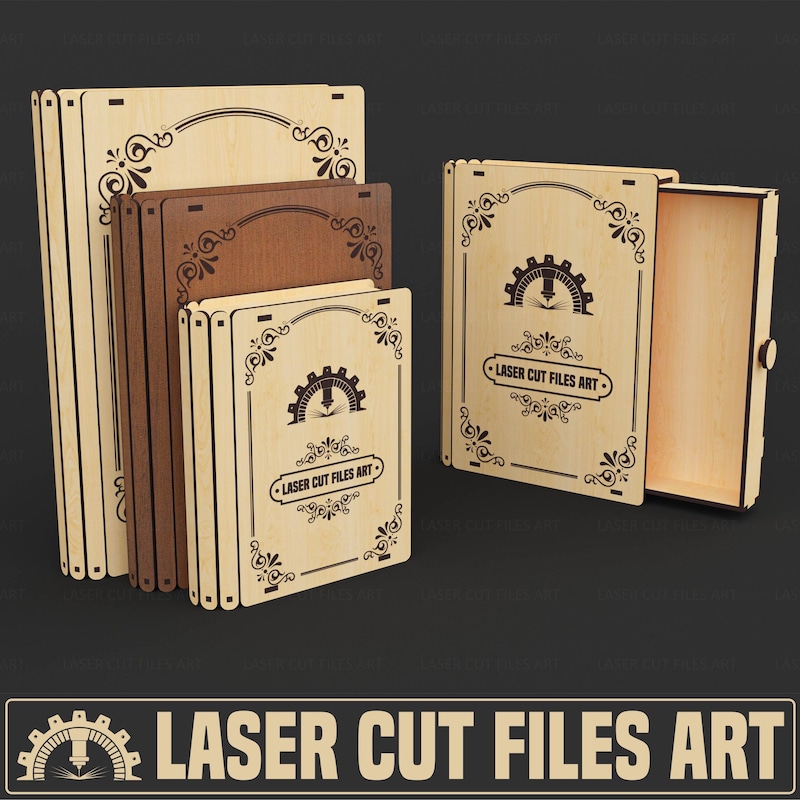 Book Sliding Box - Etsy