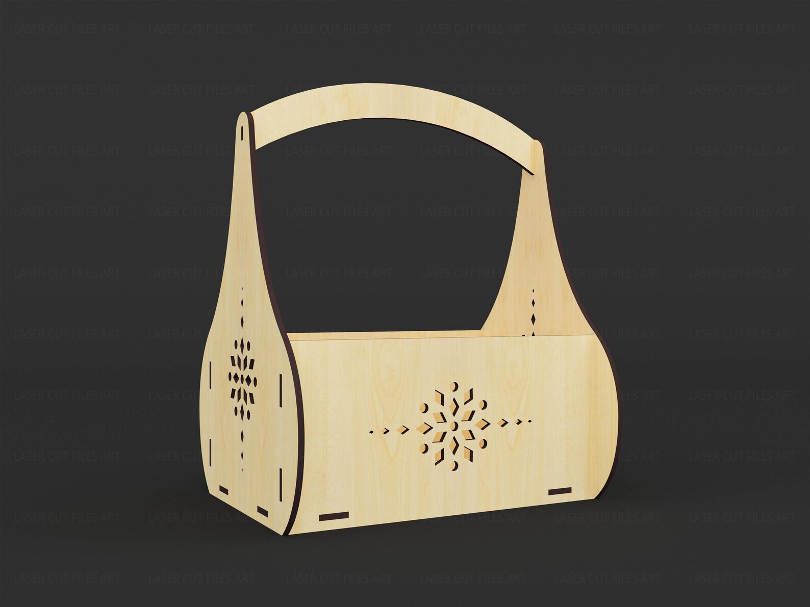 Decorative Basket Laser Cutting Files, Laser Cutting Cdr, Dxf, Pdf, Svg ...