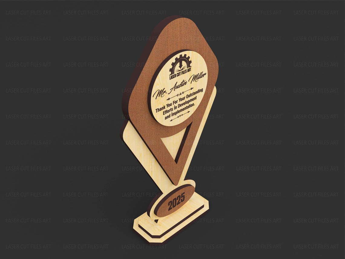 Award Trophy Laser Cutting Files, Laser Cutting Cdr, Dxf, Pdf, Svg ...