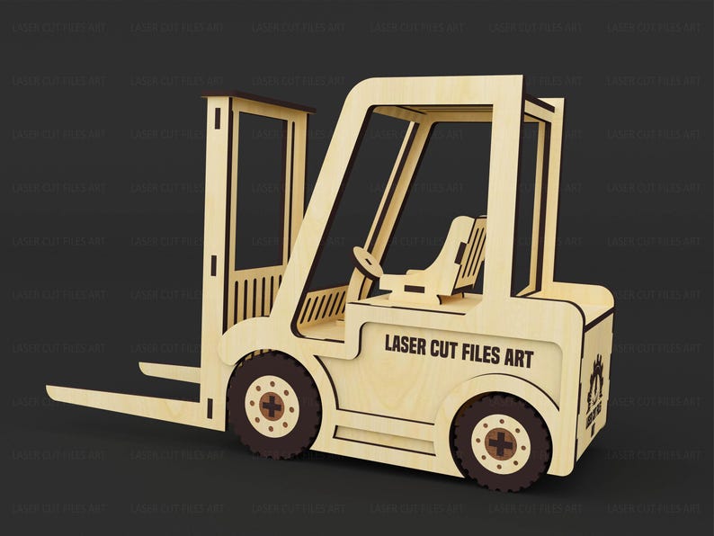 Forklift & Pallet Coaster Laser Cutting Files, Laser Cutting Cdr, Dxf ...
