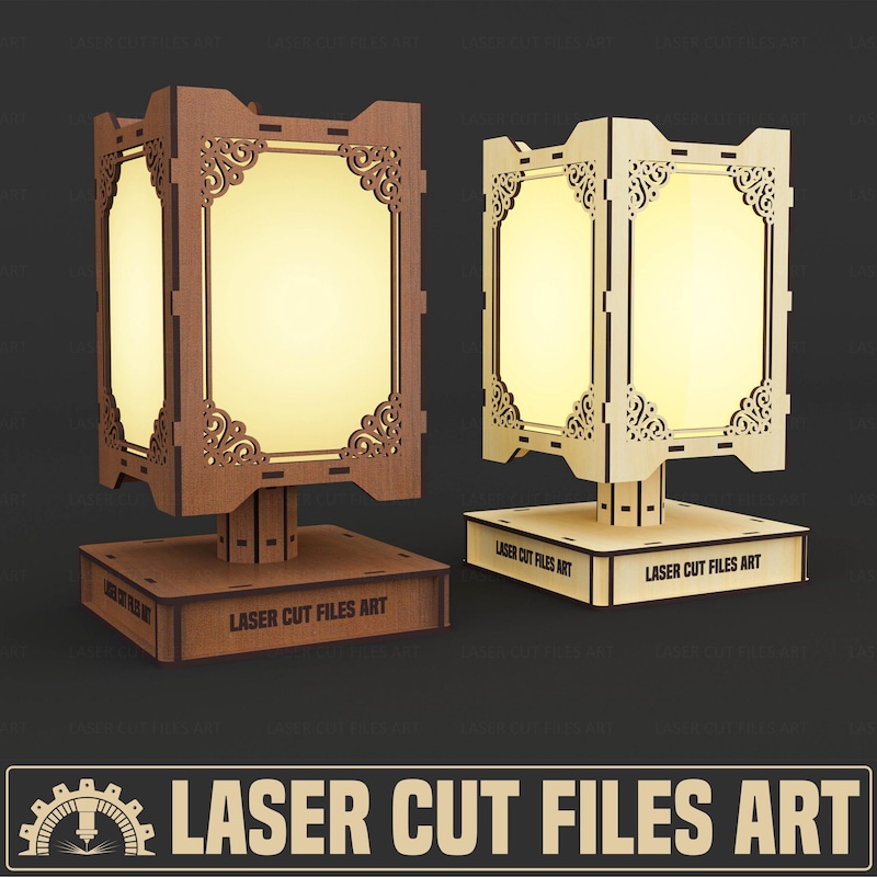 Laser Cut Lamp - Etsy