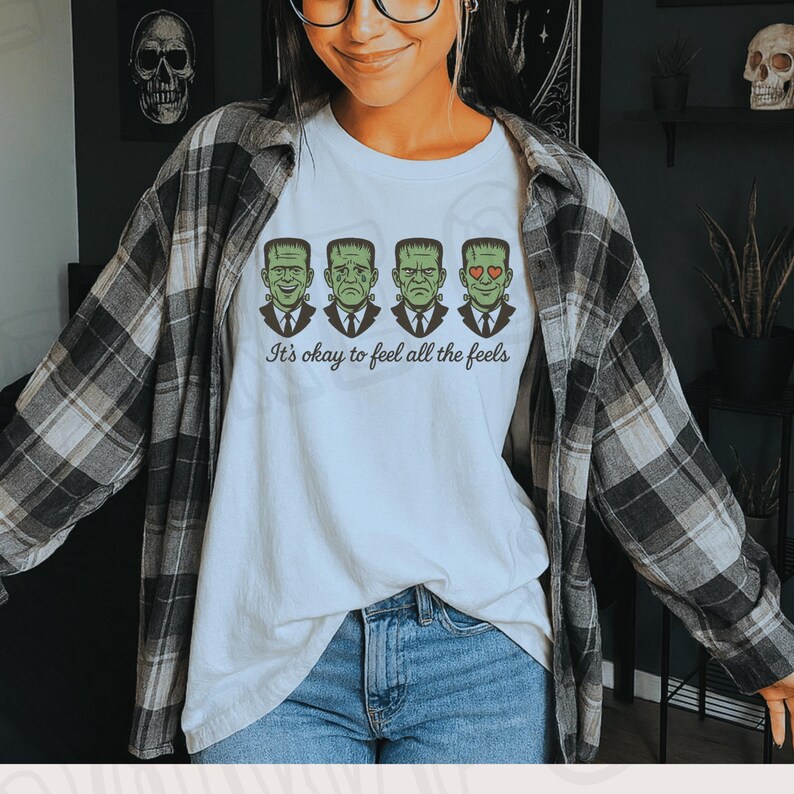 Frankenstein Feelings PNG | Mental Health Design (digital Download) - Etsy