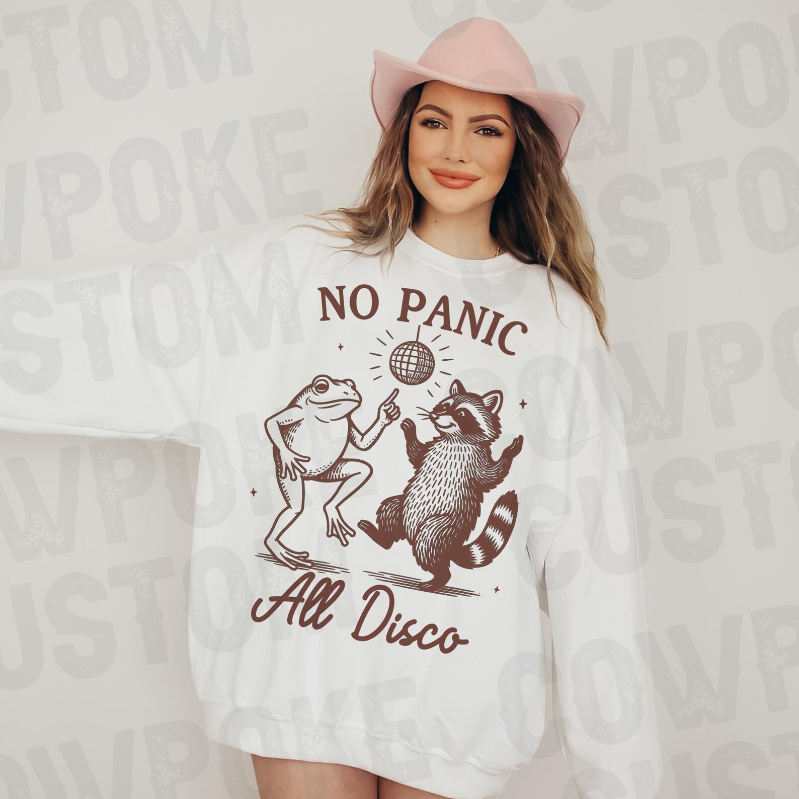 No Panic All Disco PNG | Retro Frog, Raccoon Design (digital Download ...