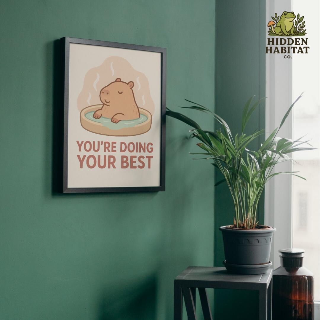 Calm Pastel Animal Affirmation Wall Art Set of 4 | Neurodivergent ...