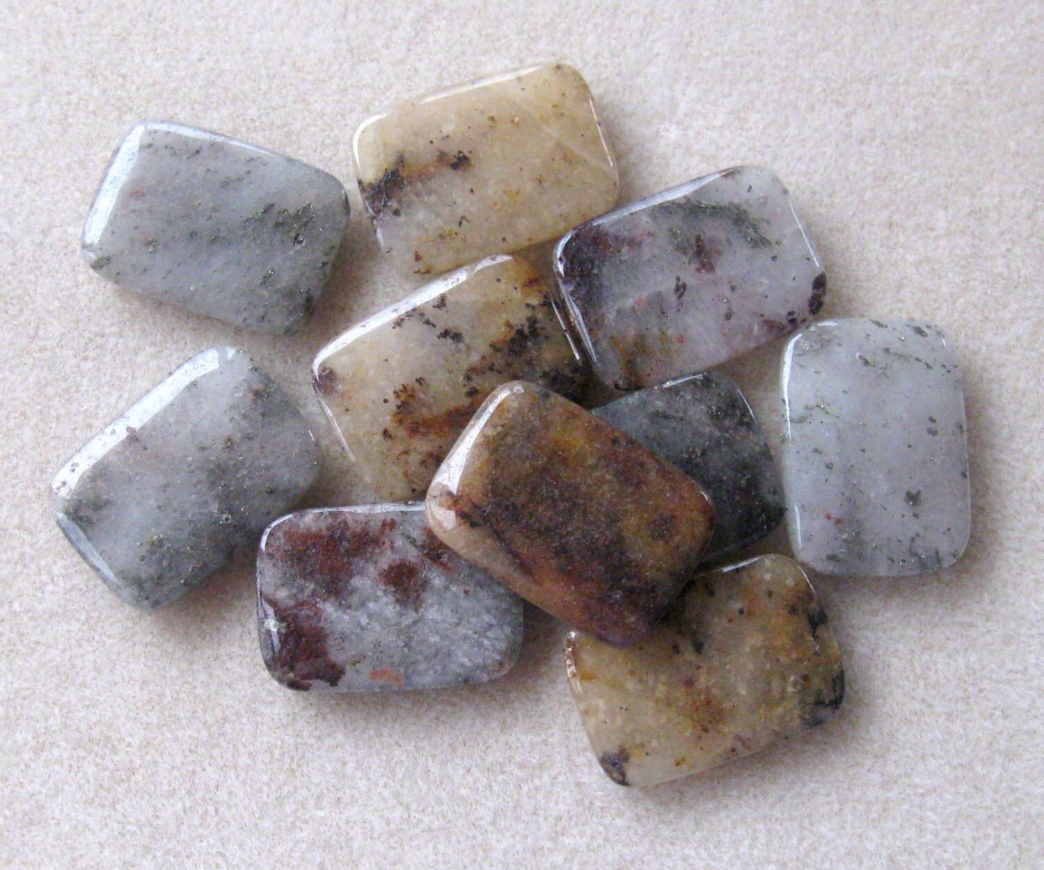 Brown Moonstone Rectangle Gemstone Pendants Focal Beads - Etsy