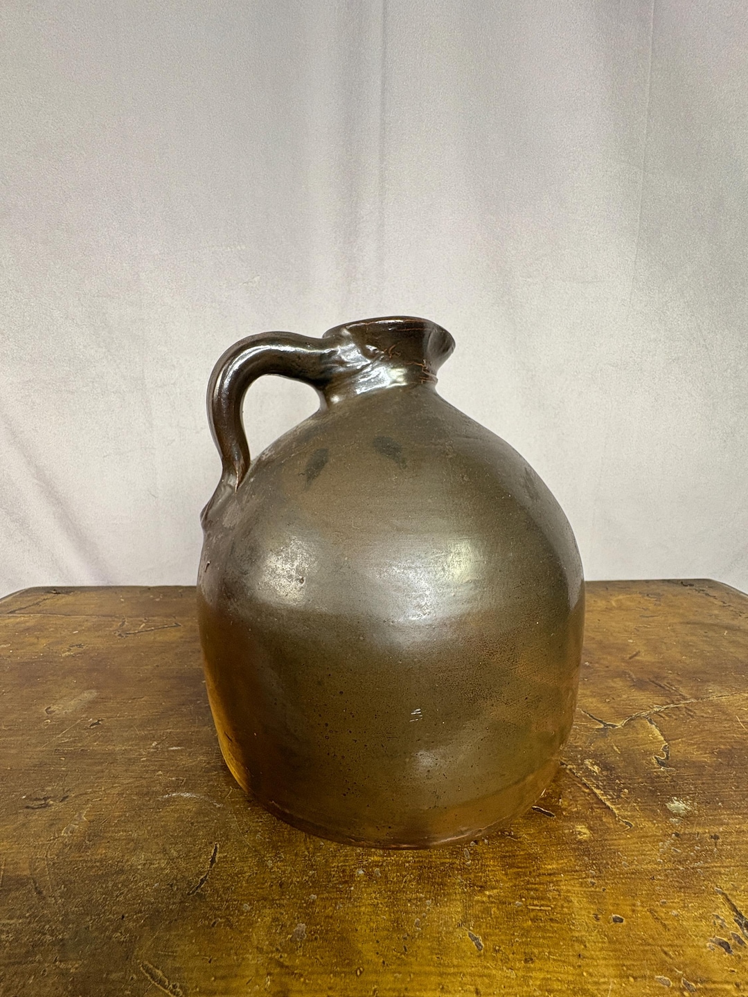 Antique Primitive Stoneware Jug - Etsy
