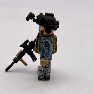 Painted ABS Resin Tactical Military Spec Ops Helmet for LEGO Minifigure ...
