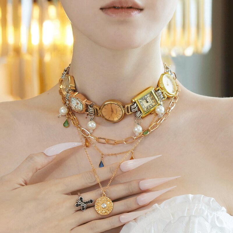 Beaded Chain Y Necklace - Etsy