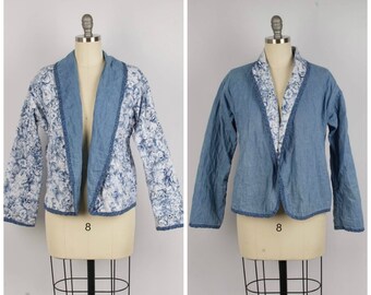 Floral Print Jacket - Etsy
