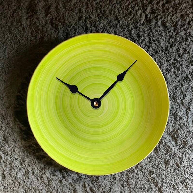 Ceramic Plate Clock - Etsy UK