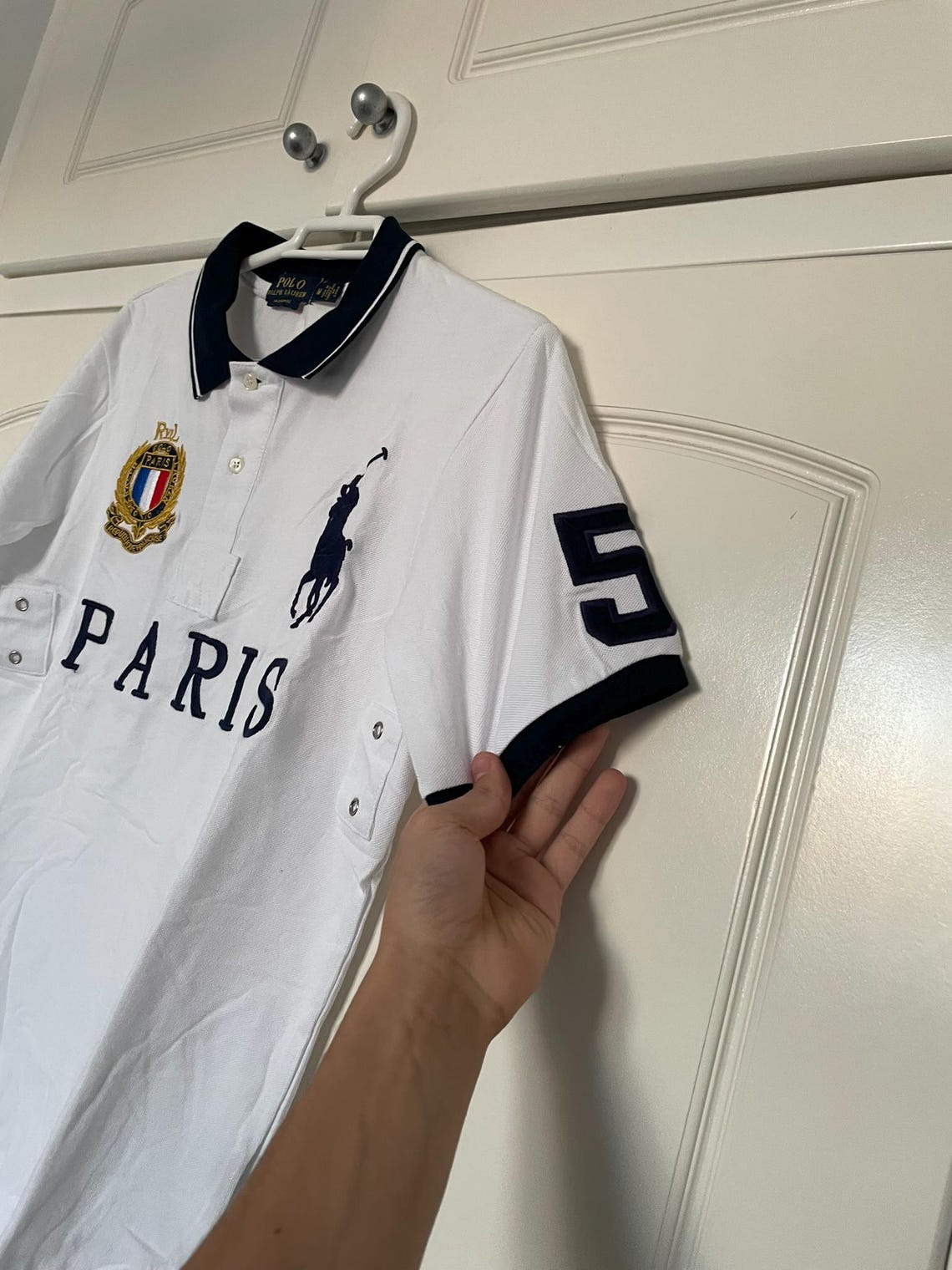 Polo Ralph Lauren Polo T-shirt Paris France #5 Big Pony Luxury PRL ...