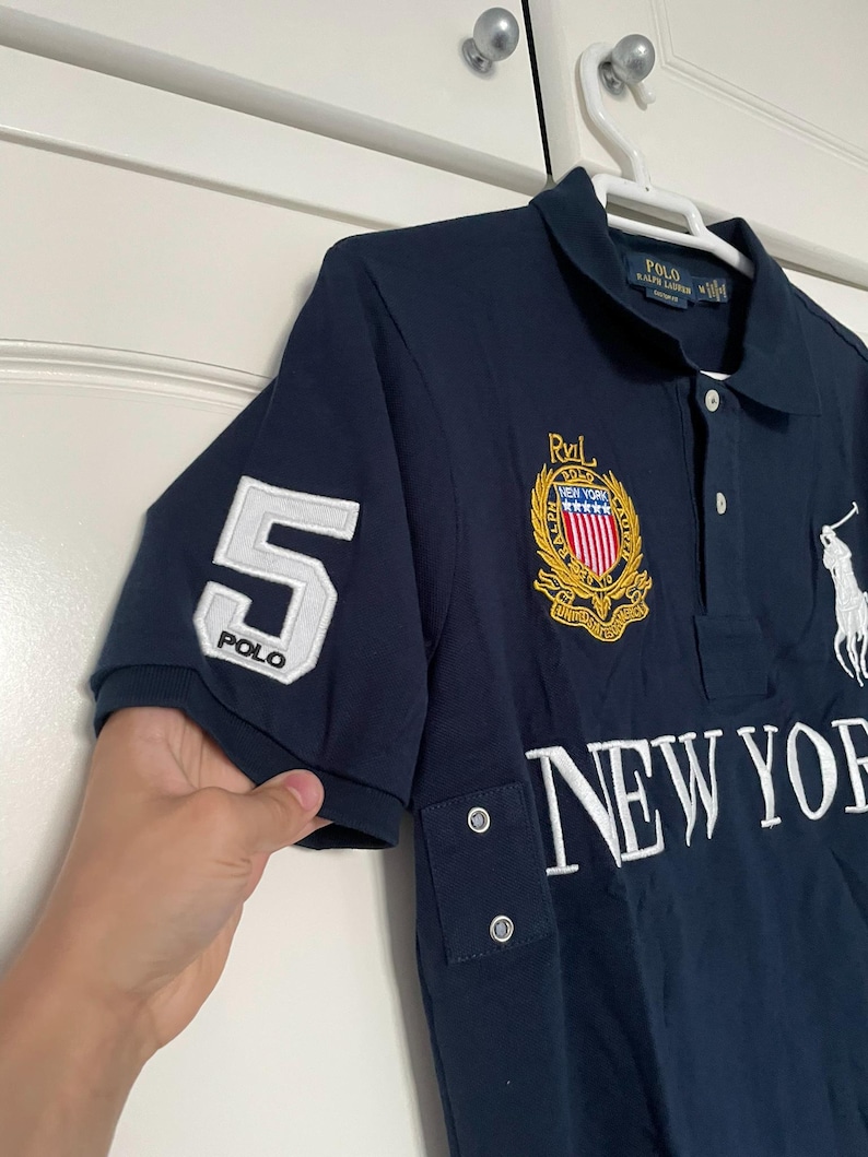 Polo Ralph Lauren Polo T-shirt New York USA #5 Big Pony Luxury PRL Chief Keef M - Etsy