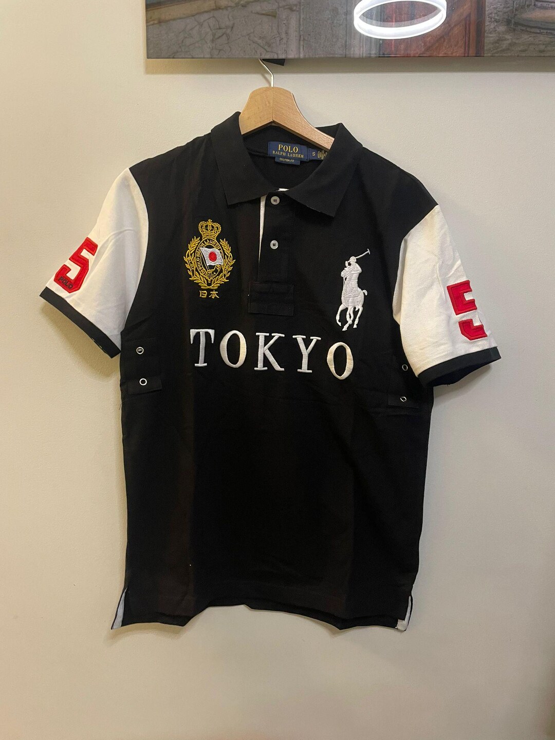 Polo Ralph Lauren Polo T-shirt Tokyo Japan #5 Big Pony Luxury PRL Chief ...