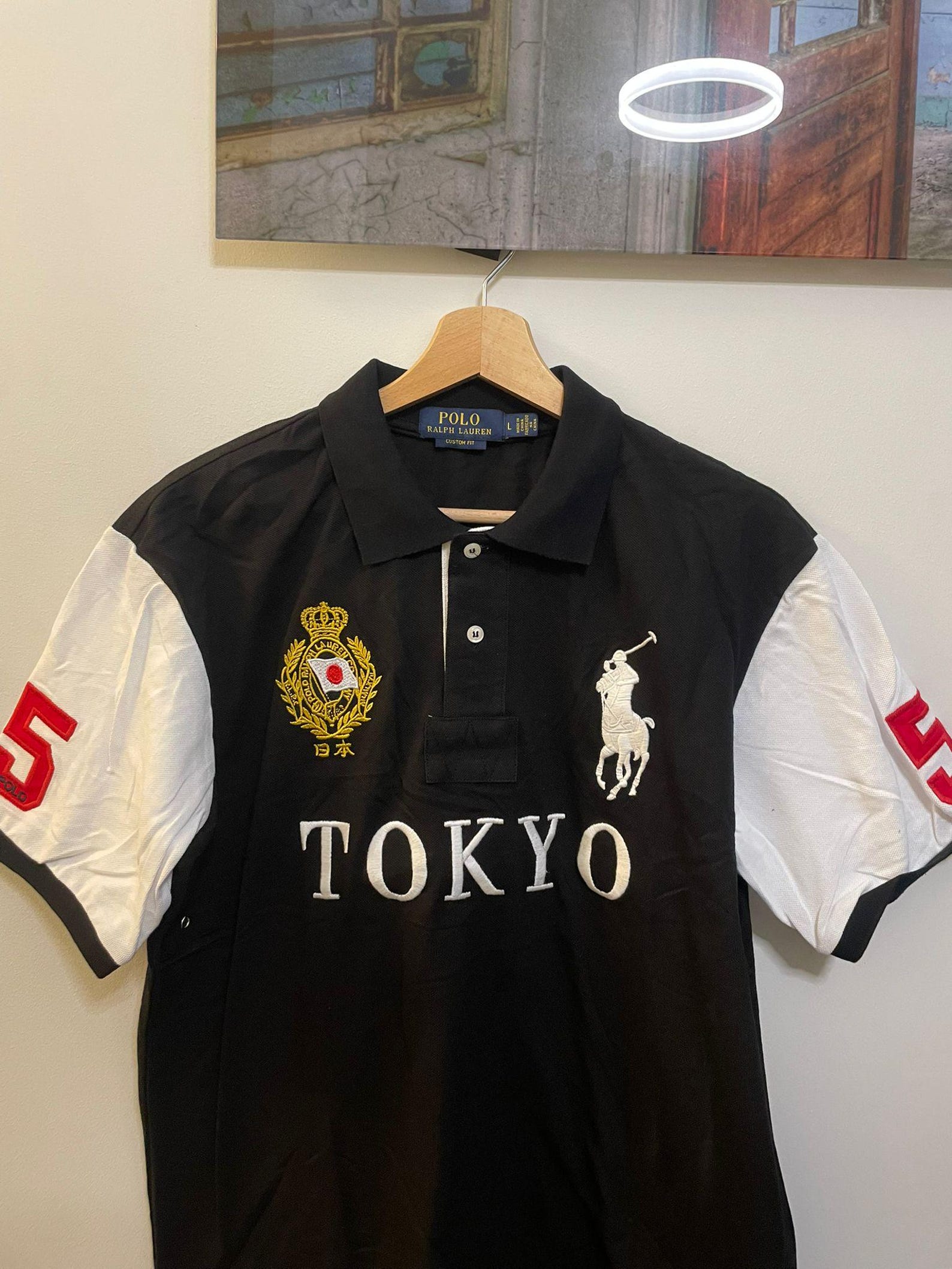 Polo Ralph Lauren Polo T-shirt Tokyo Japan #5 Big Pony Luxury PRL Chief ...