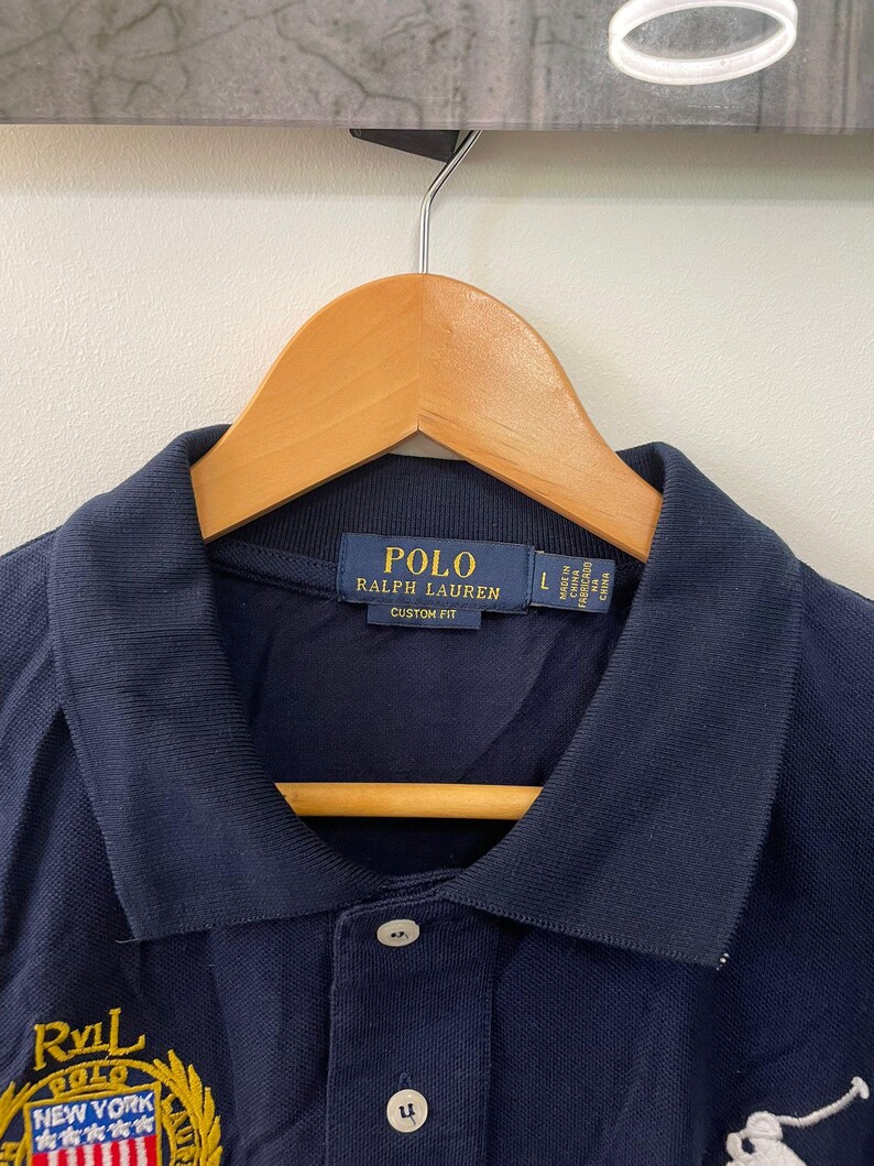 Polo Ralph Lauren Polo T-shirt New York USA #5 Big Pony Luxury PRL Chief Keef L - Etsy